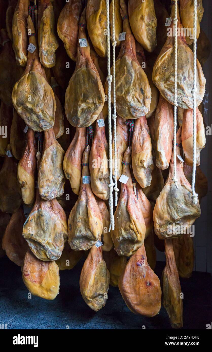 Dry cured ham hi-res stock photography and images - Alamy