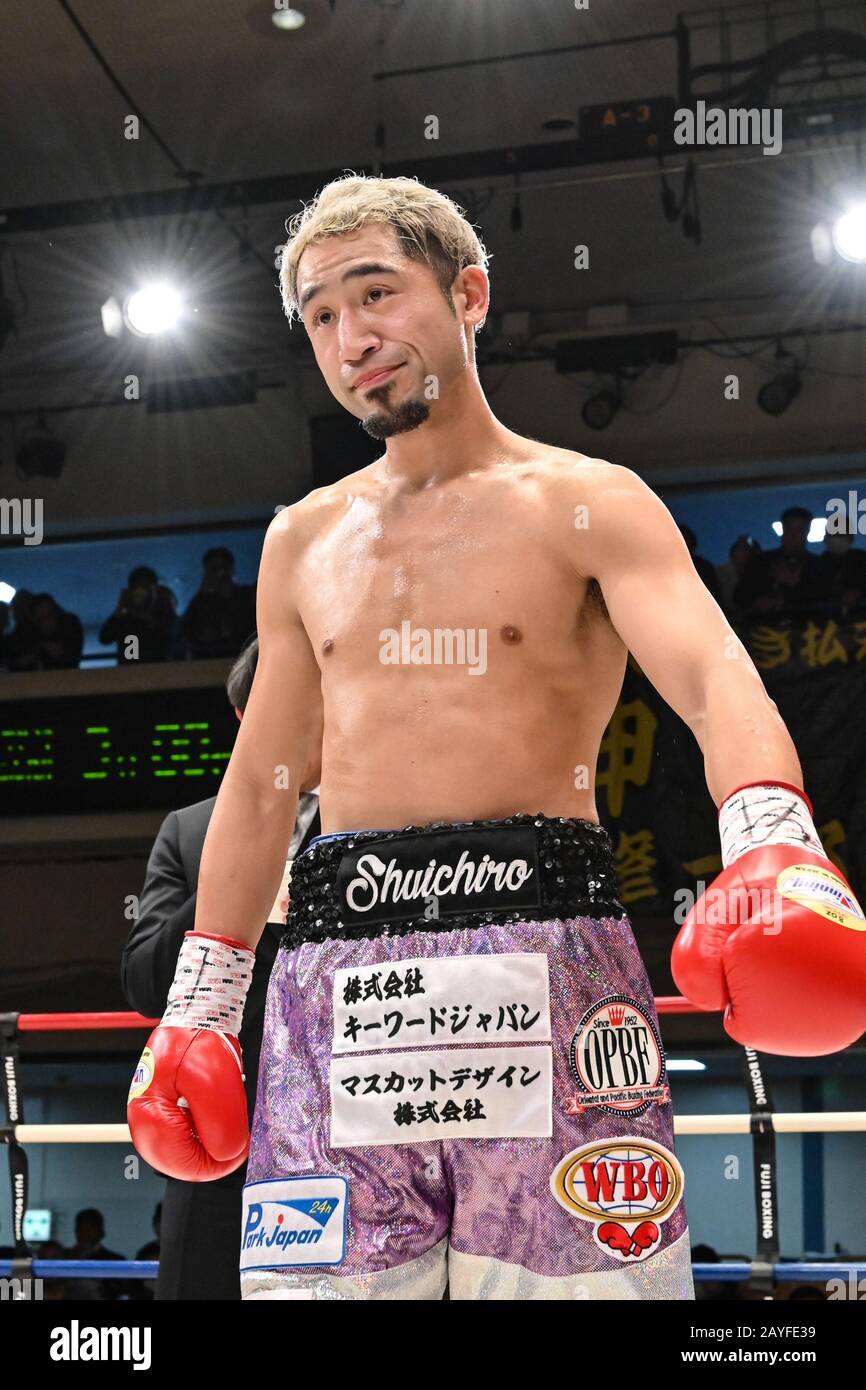 Tokyo, Japan. 13th Feb, 2020. Shuichiro Yoshino (JPN) Boxing ...