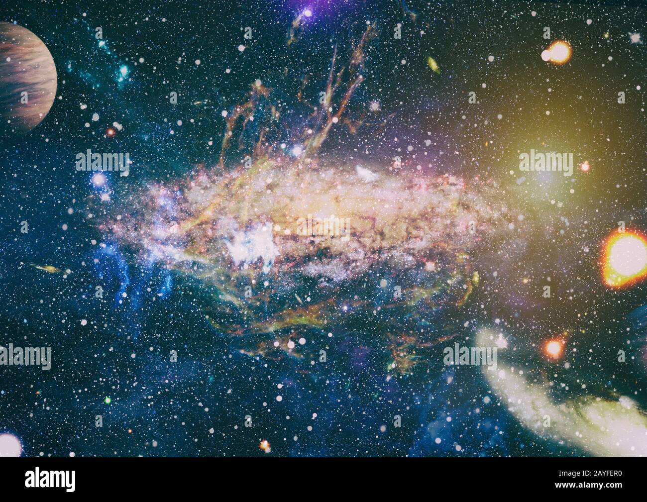 Hubble telescope stars colorful cluster hi-res stock photography and ...