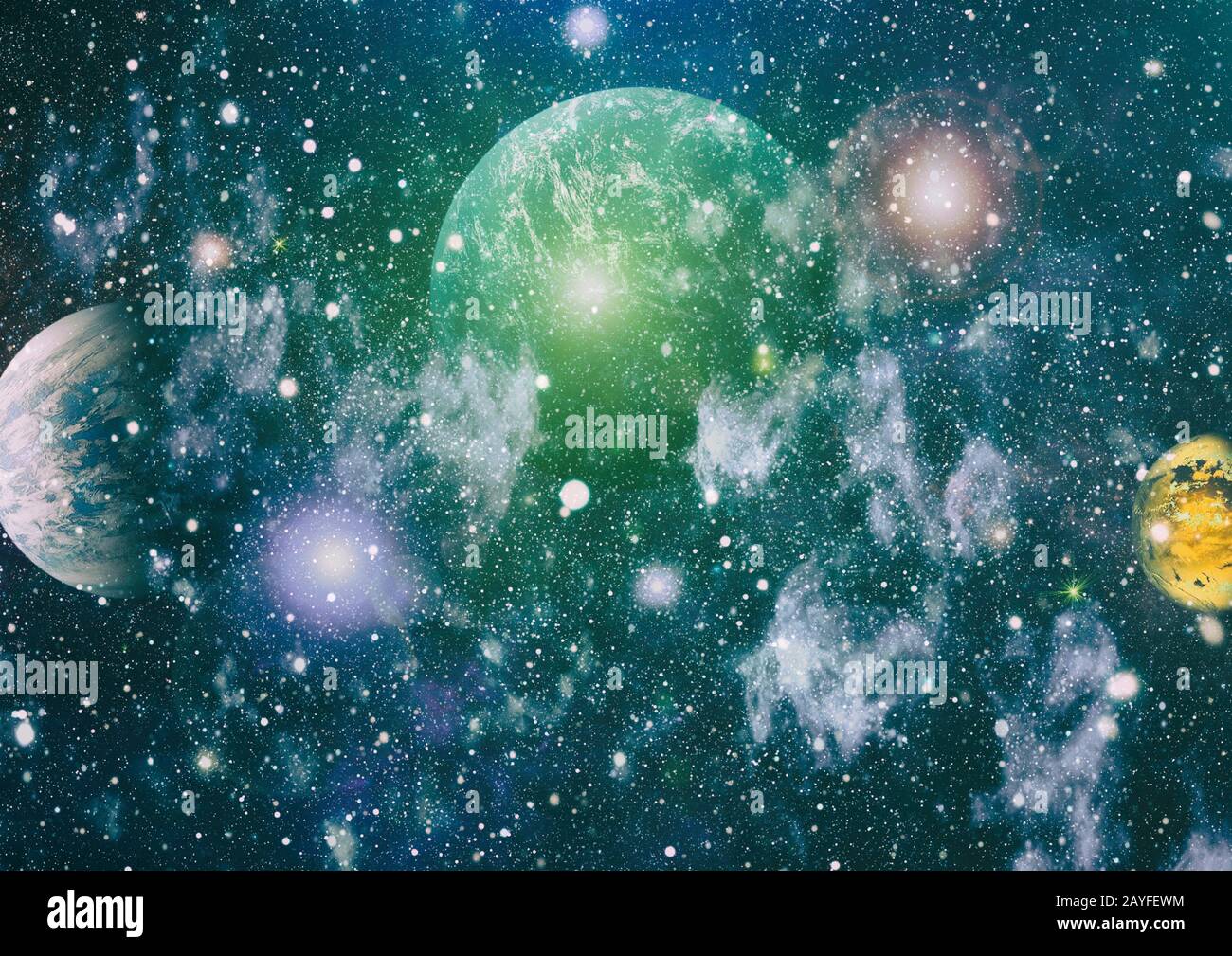 Star particle motion on black background, starlight nebula in galaxy at ...