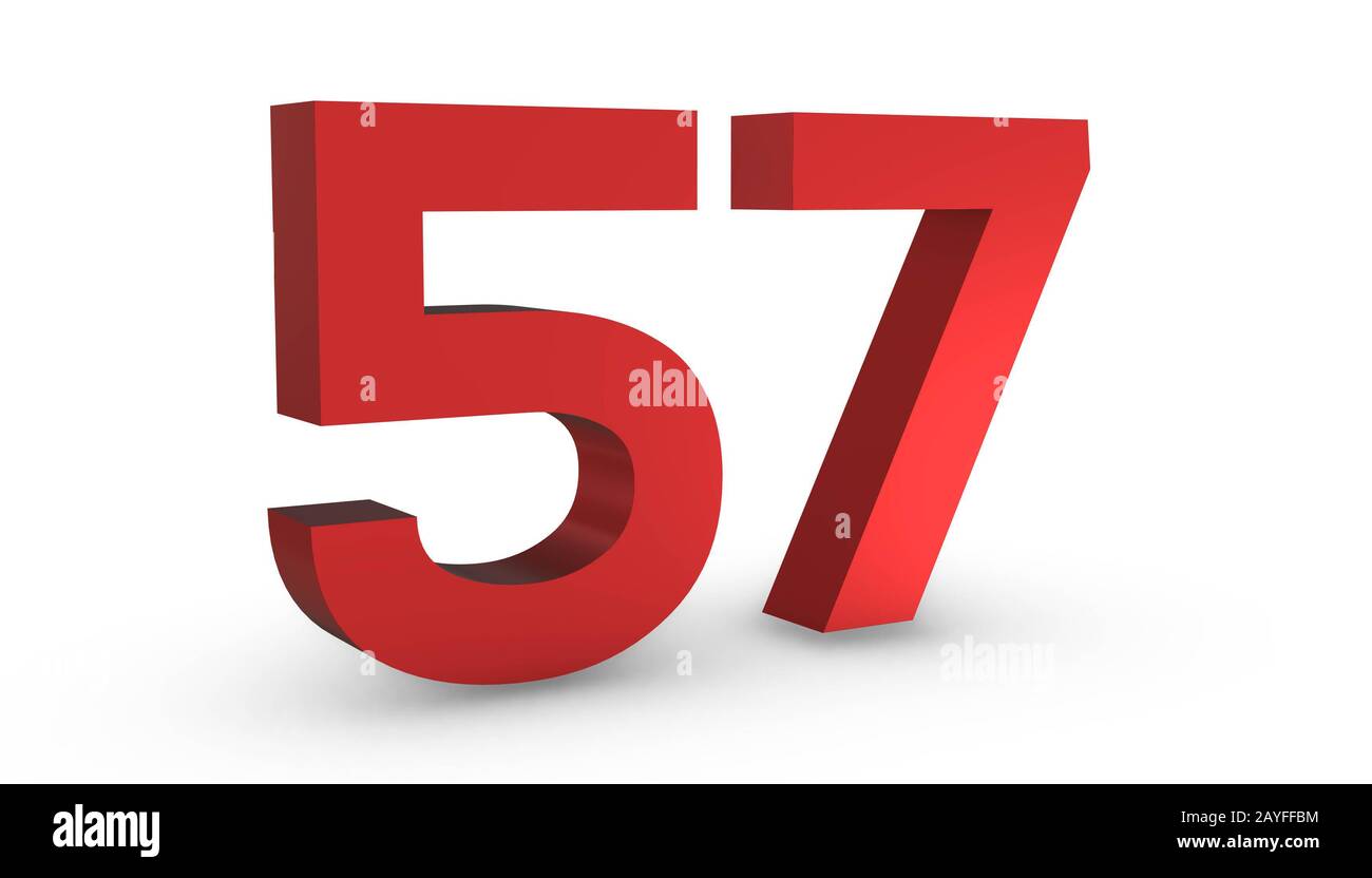 Number 57 Cut Out Stock Images & Pictures - Alamy
