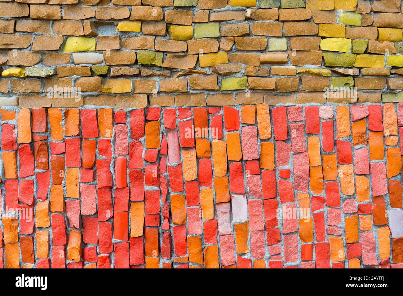 Surface of abstract decorative mosaic made of smalt with high ...