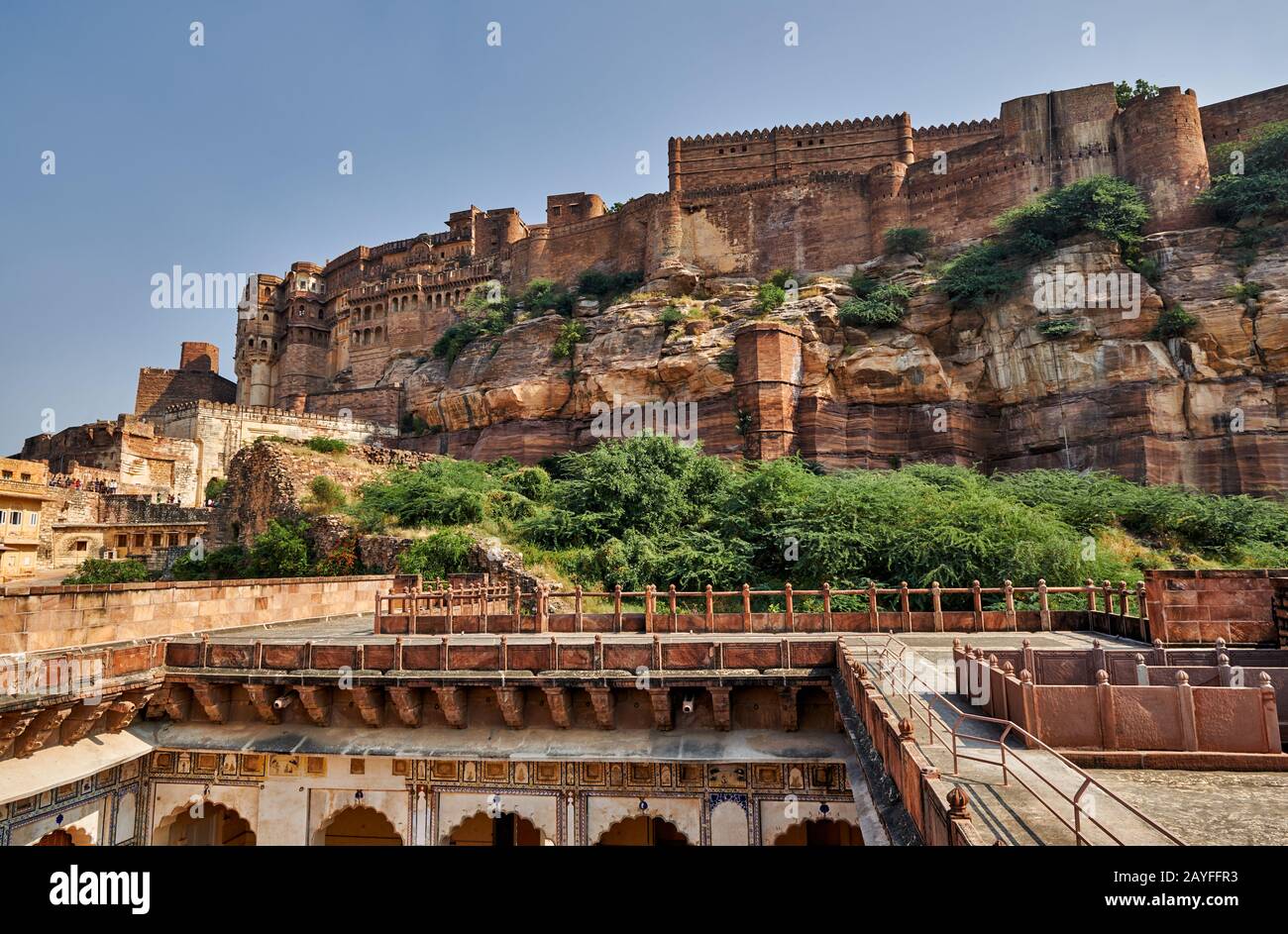 Mehrangarh Fort, Jodhpur, Rajasthan, India Stock Photo - Alamy