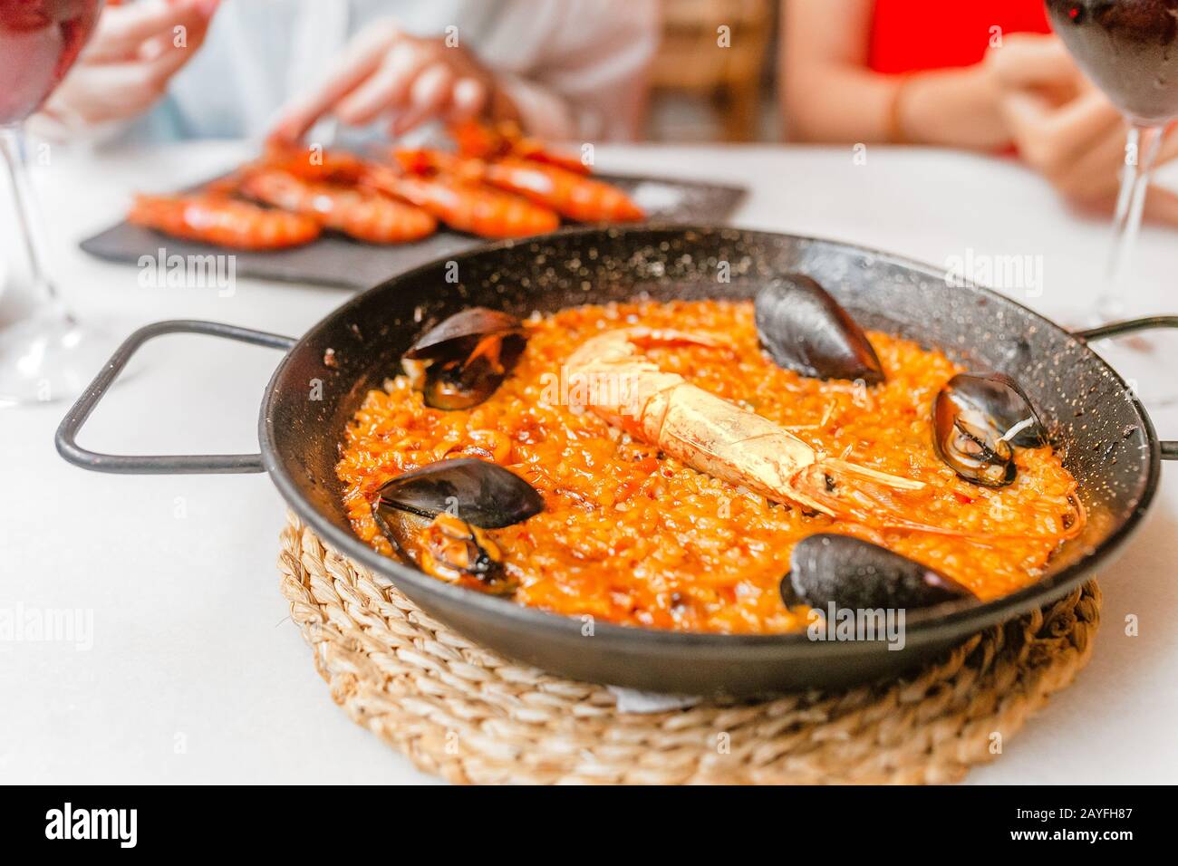 Paella cuisine hi-res stock photography and images - Alamy