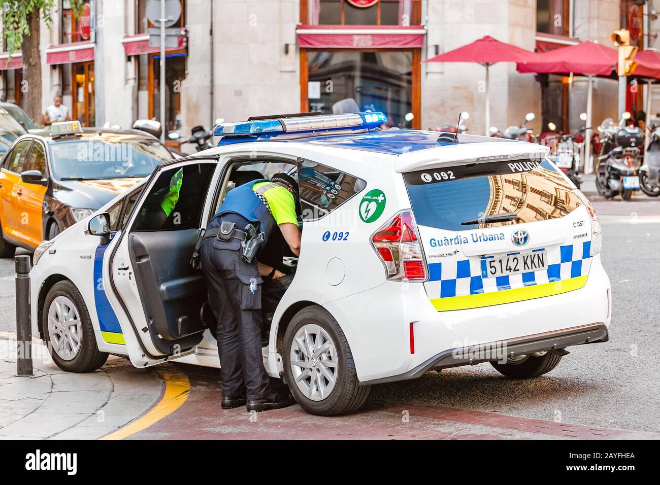 Spain police hi-res stock photography and images - Alamy