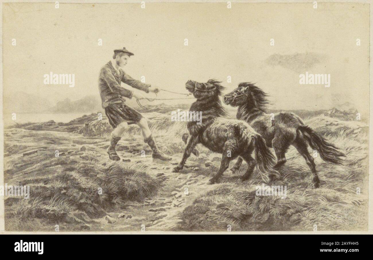 Scottish men 1870 hi-res stock photography and images - Alamy