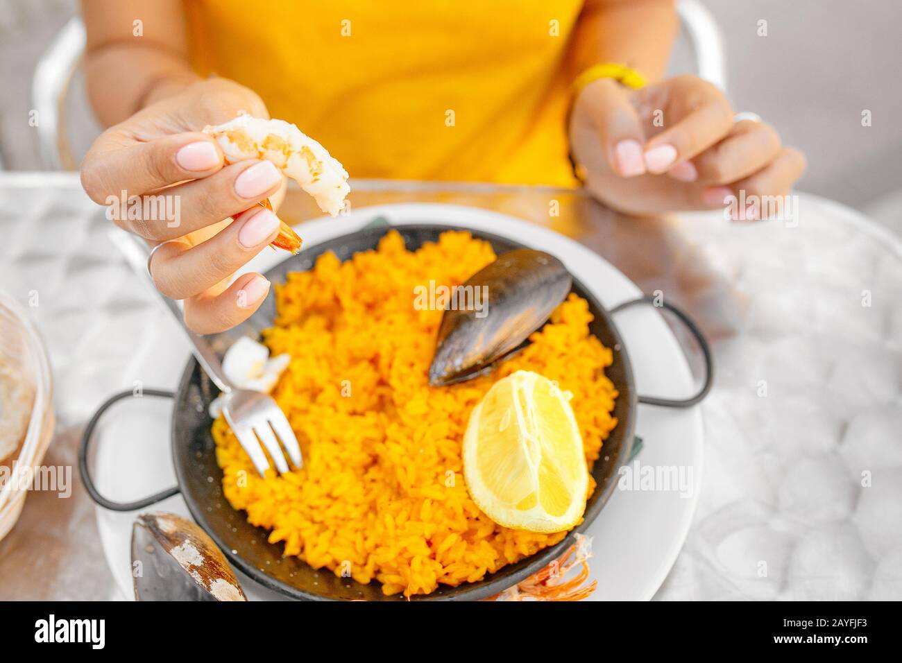 Young woman spain rustic hi-res stock photography and images - Alamy