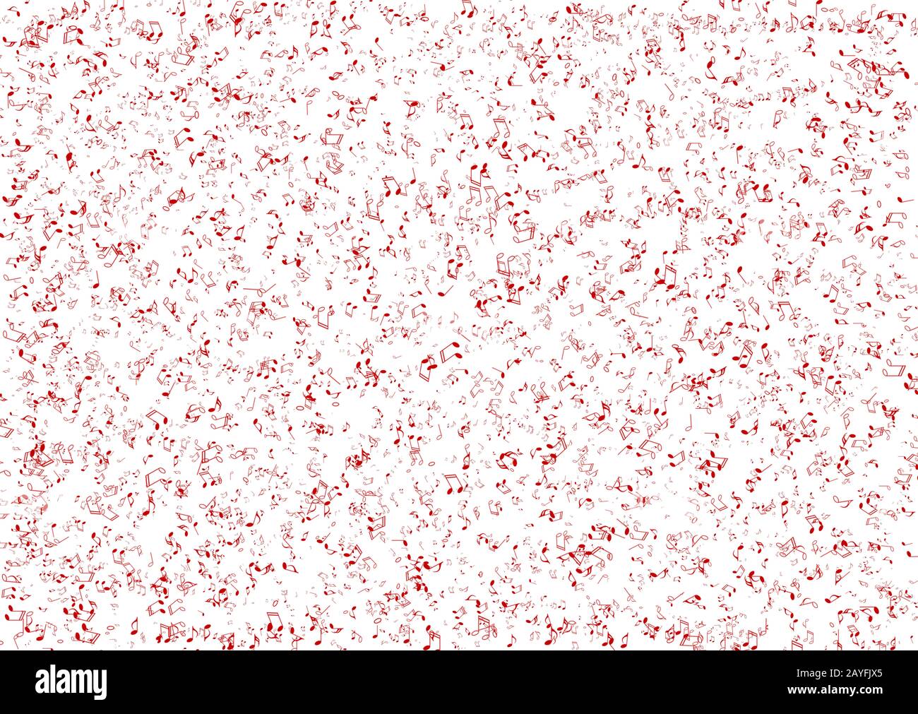 Red music note pattern background Stock Photo - Alamy