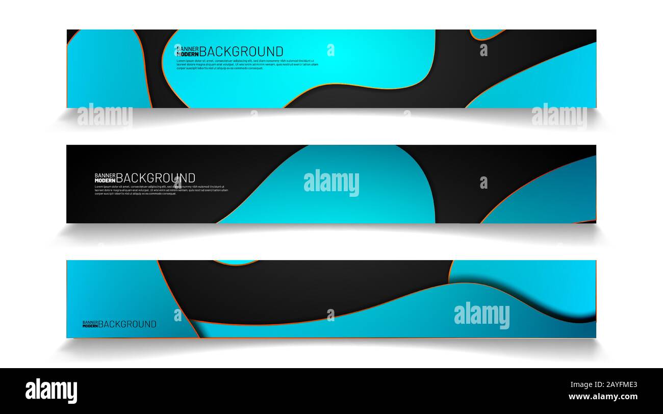 Abstract vector template web background. rectangular fluid wave design ...