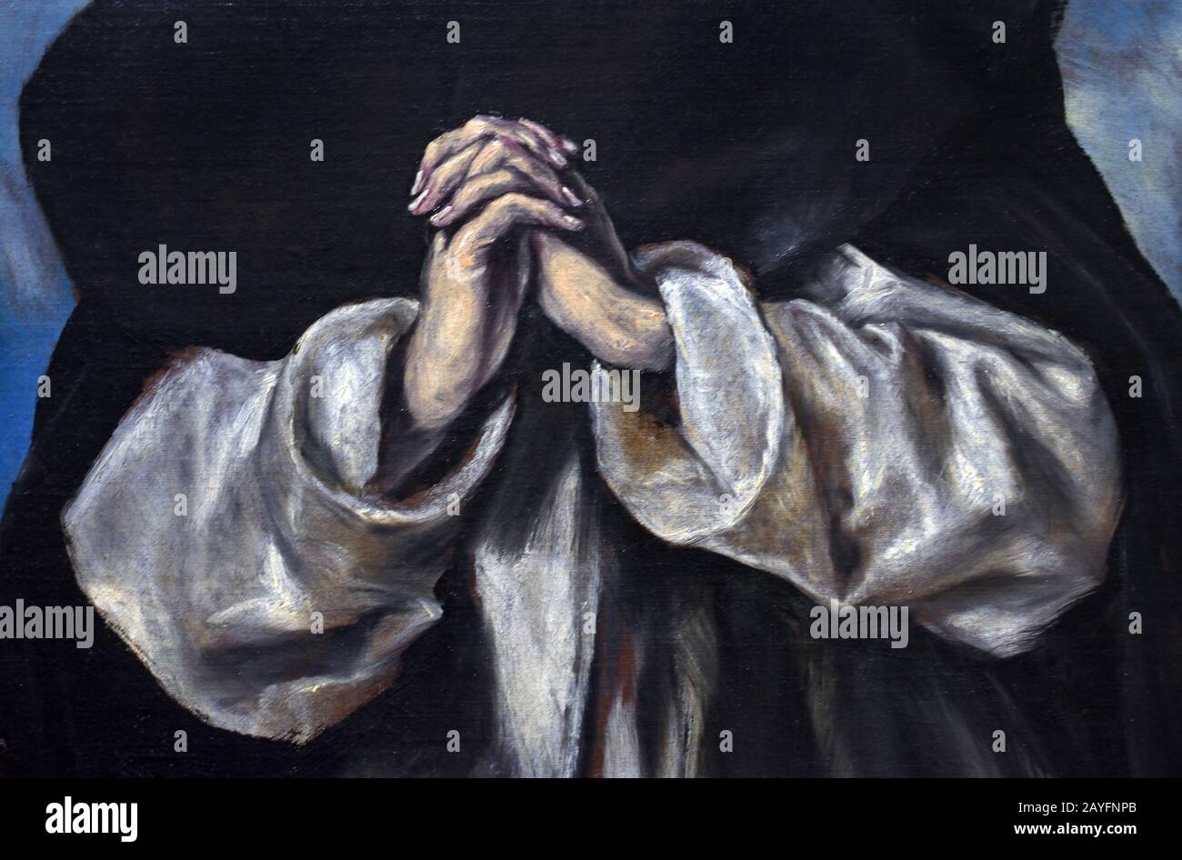 Saint Dominic in prayer 1585-1590 El Greco (Domenikos Theotokópoulos ...
