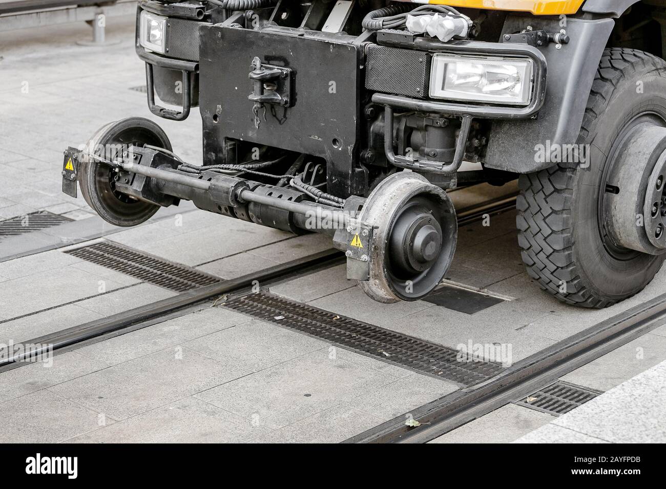 Rail maintenance vehicle hi-res stock photography and images - Alamy