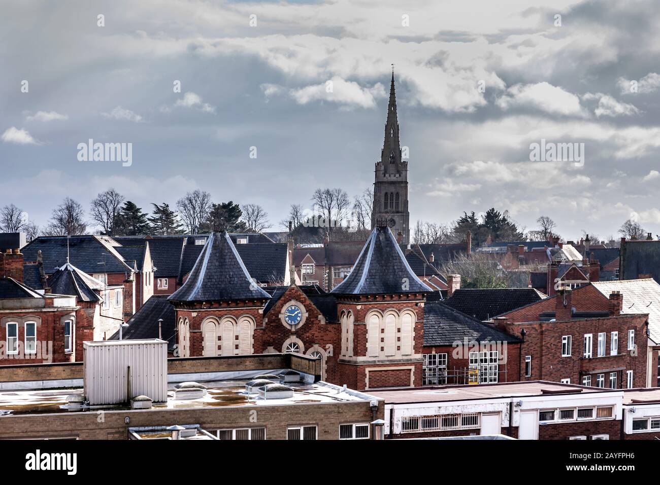Rooftops viewed from hi-res stock photography and images - Alamy