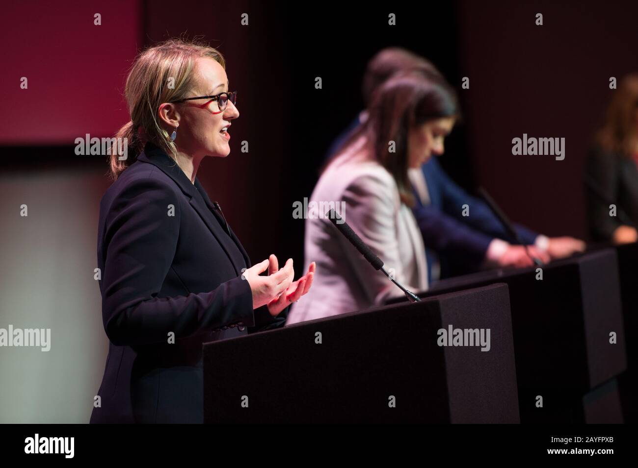 Glasgow, UK. 15th Feb, 2020. UK Labour Party Hustings for the Labour ...