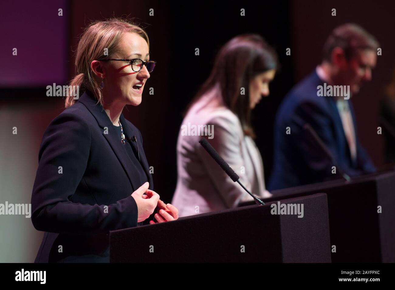Glasgow, UK. 15th Feb, 2020. UK Labour Party Hustings for the Labour ...
