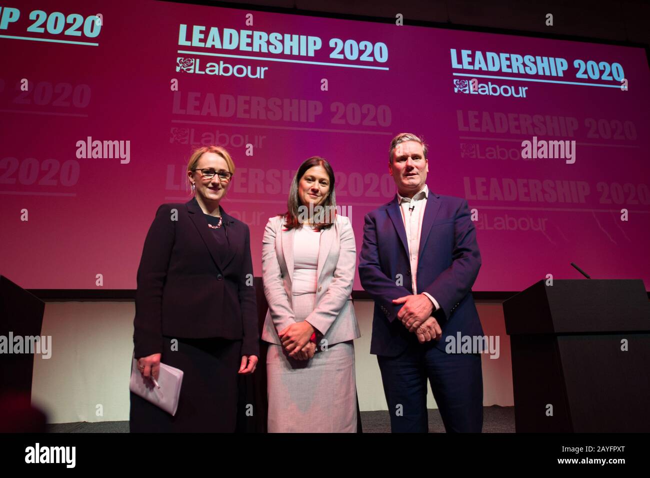 Glasgow, UK. 15th Feb, 2020. UK Labour Party Hustings for the Labour ...