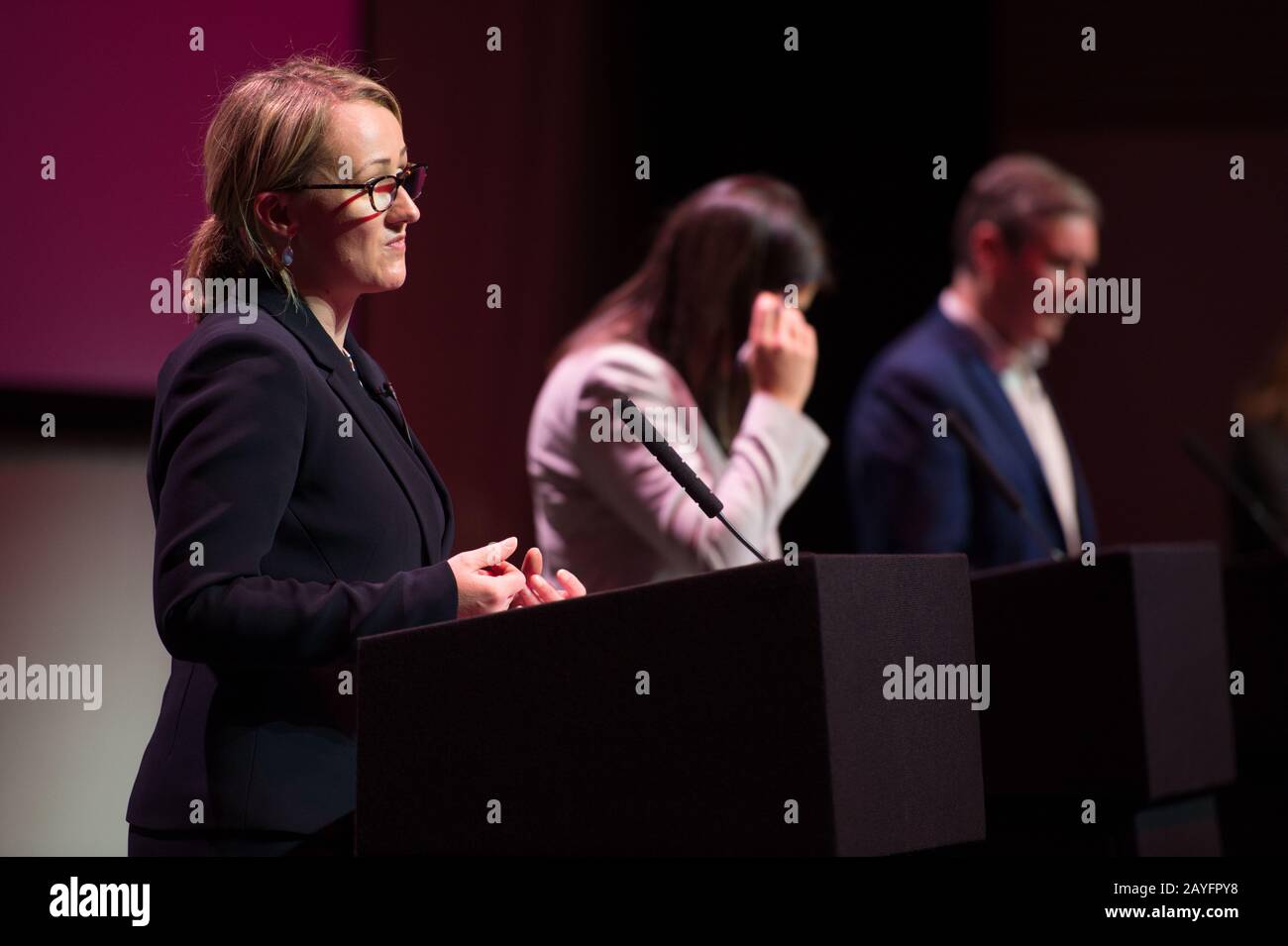 Glasgow, UK. 15th Feb, 2020. UK Labour Party Hustings for the Labour ...