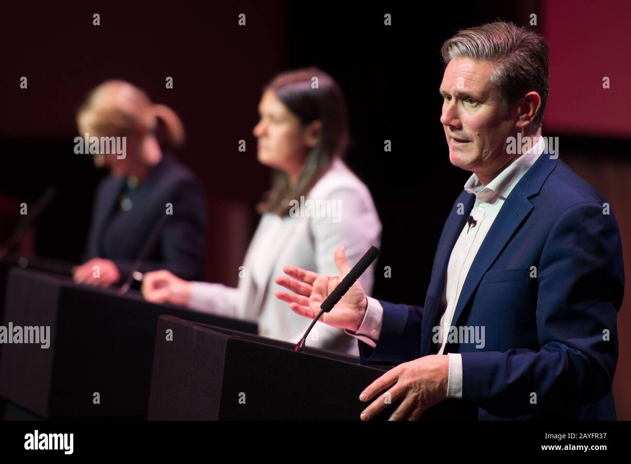 Glasgow, UK. 15th Feb, 2020. UK Labour Party Hustings for the Labour ...