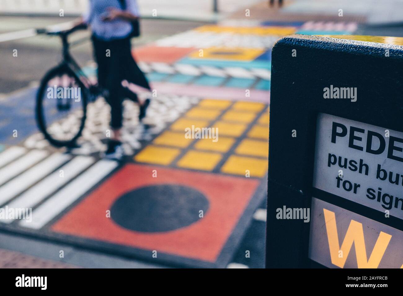 Colourful crossing for southwark street hi-res stock photography and ...