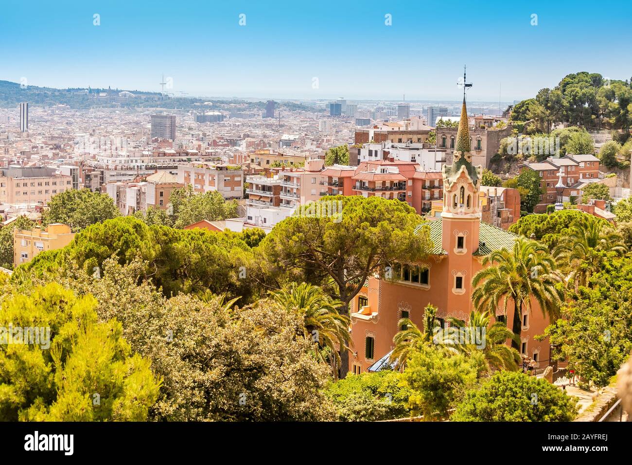 Gaudi castle hi-res stock photography and images - Alamy