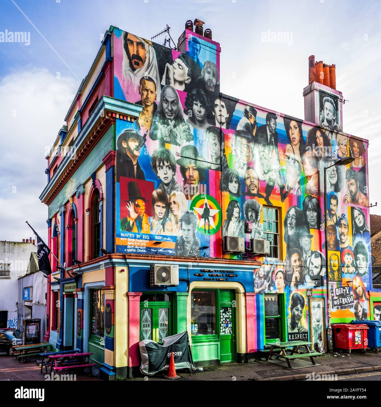 On the streets of Brighton Stock Photo - Alamy