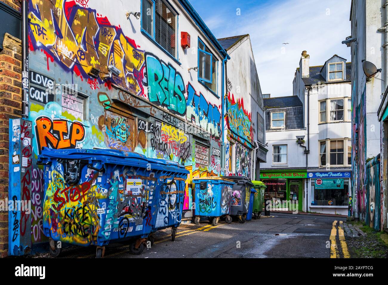 On the streets of Brighton Stock Photo - Alamy