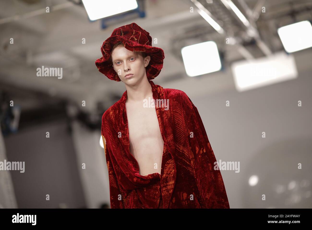 Models on the catwalk for the UNDERAGE show in Victoria House, Central ...