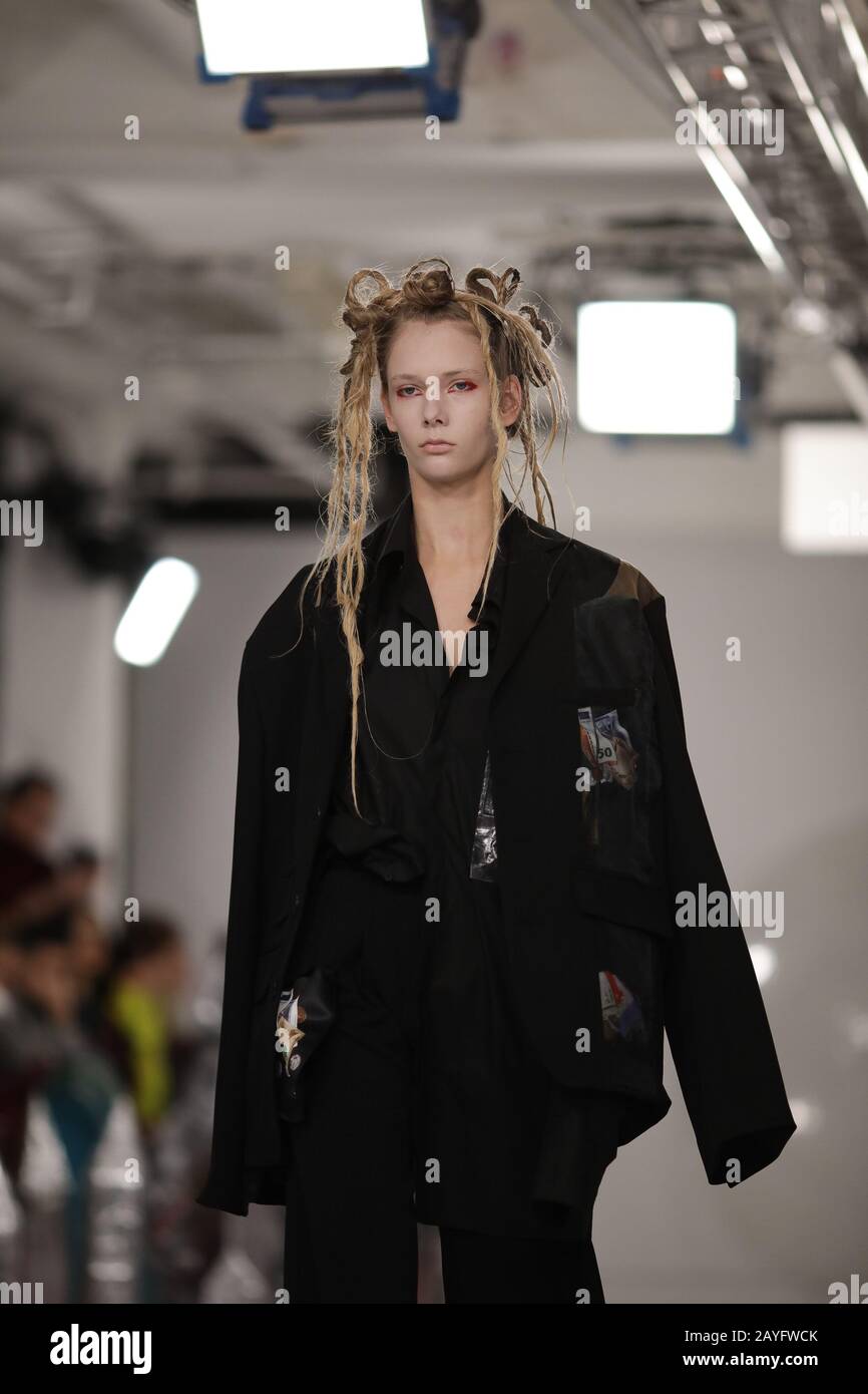 Models on the catwalk for the UNDERAGE show in Victoria House, Central ...