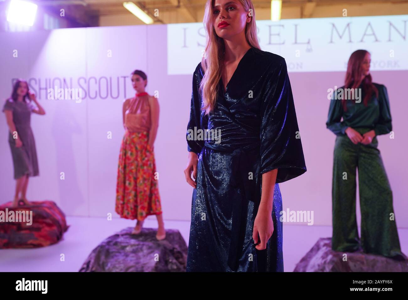 Models at the Isabel Manns presentation in Victoria House, Central ...