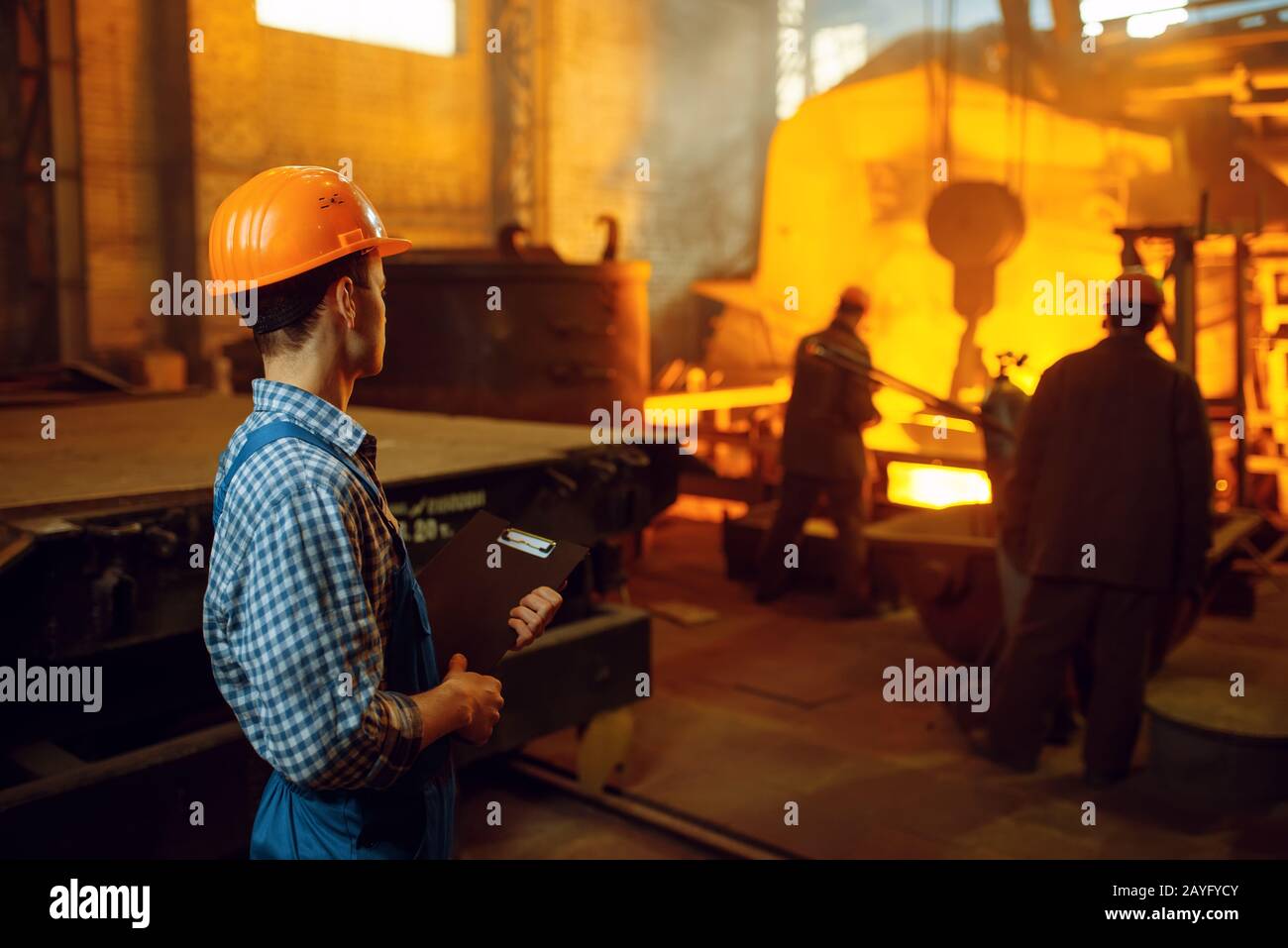 Steelmaking process hi-res stock photography and images - Alamy