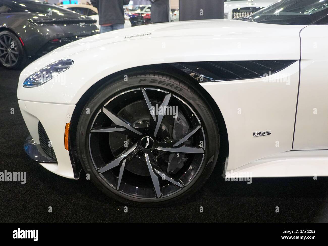 Philadelphia, Pennsylvania, U.S.A - February 9, 2020 - The alloy wheel ...