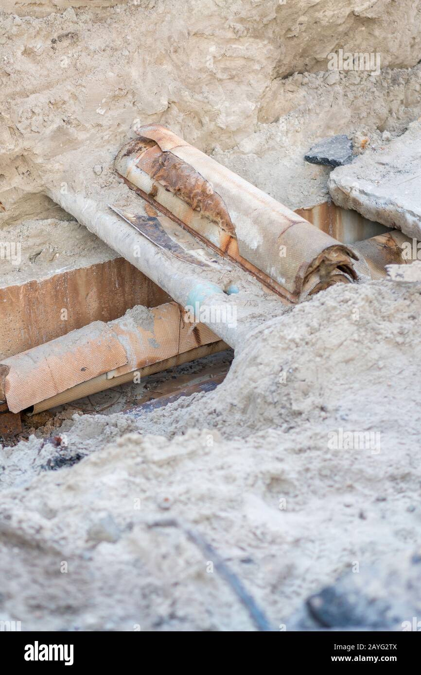 Rusty sewer valve underground hi-res stock photography and images - Alamy
