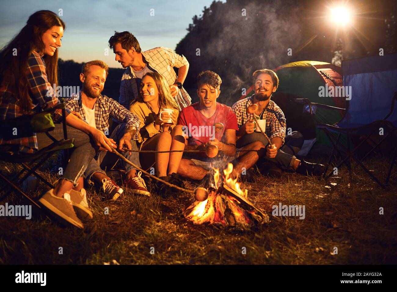 Sitting Around The Campfire