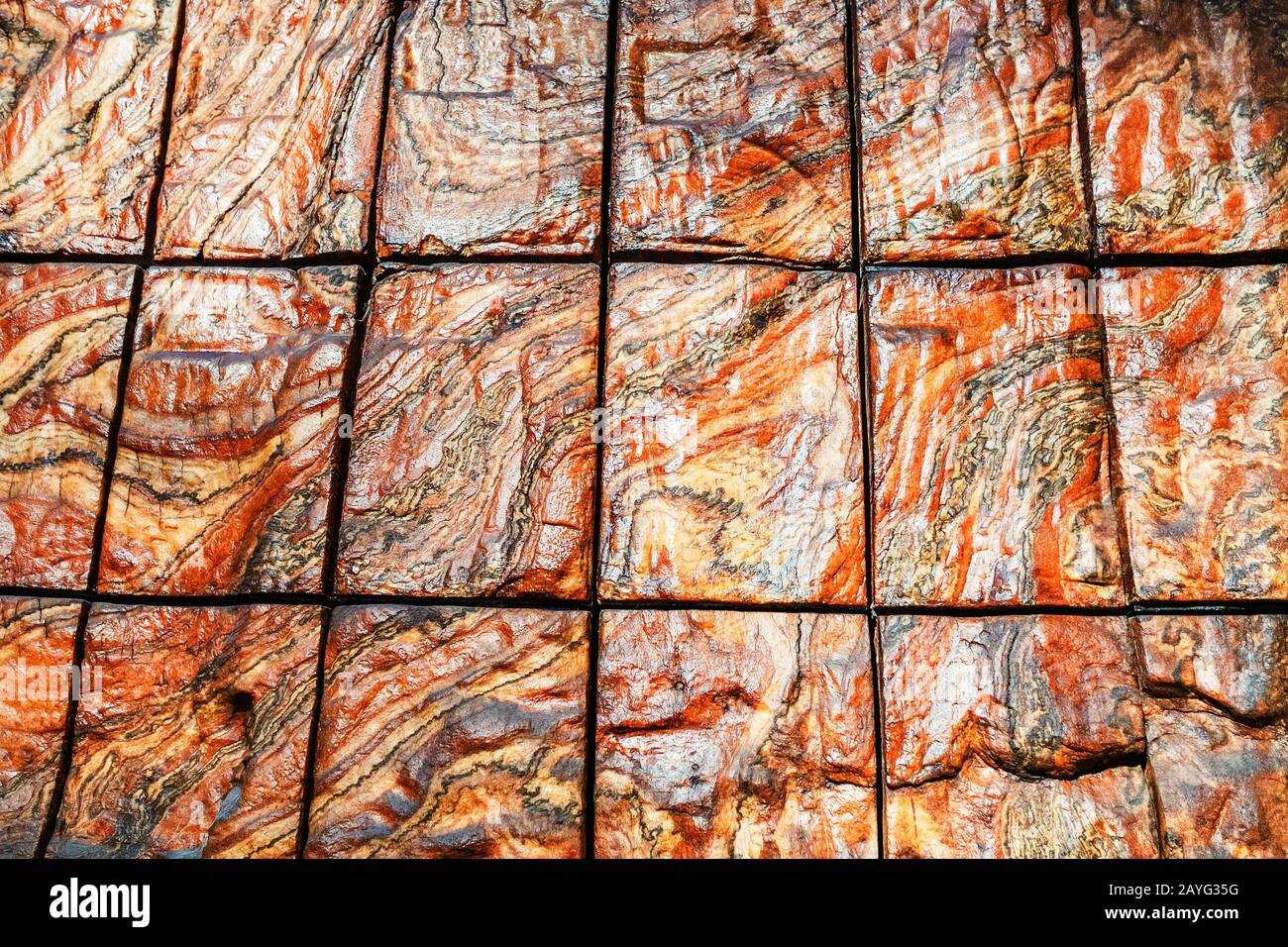 Colorful rock as geology background Stock Photo - Alamy