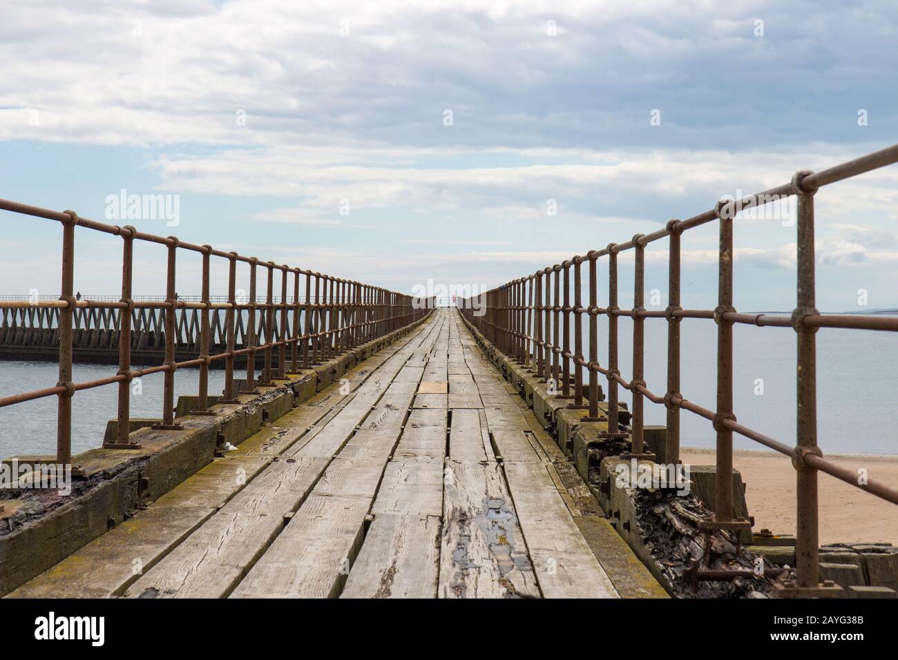 Blyth pier hi-res stock photography and images - Alamy