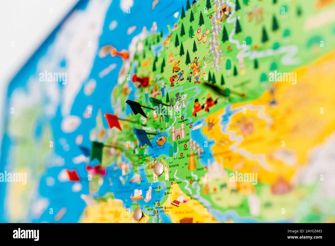 Political map world 2018 hi-res stock photography and images - Alamy