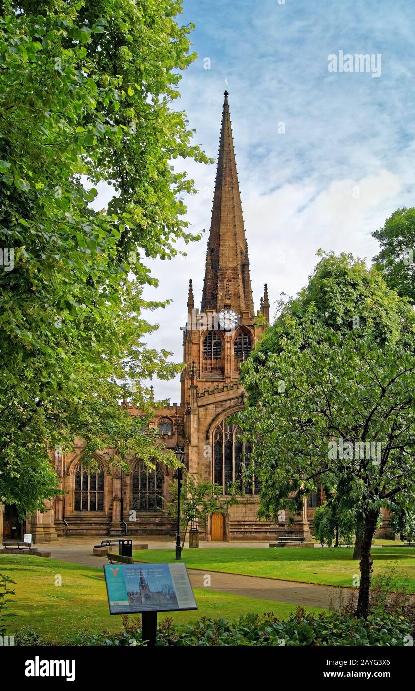 UK,South Yorkshire,Rotherham Minster Stock Photo - Alamy