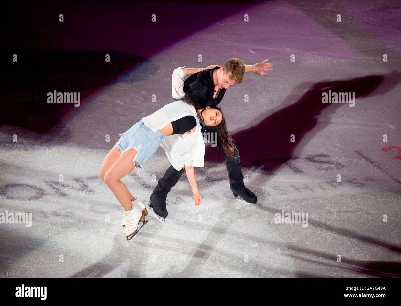Seoul, South Korea. 9th Feb, 2020. Yura Min and Daniel Eaton (KOR), Feb ...