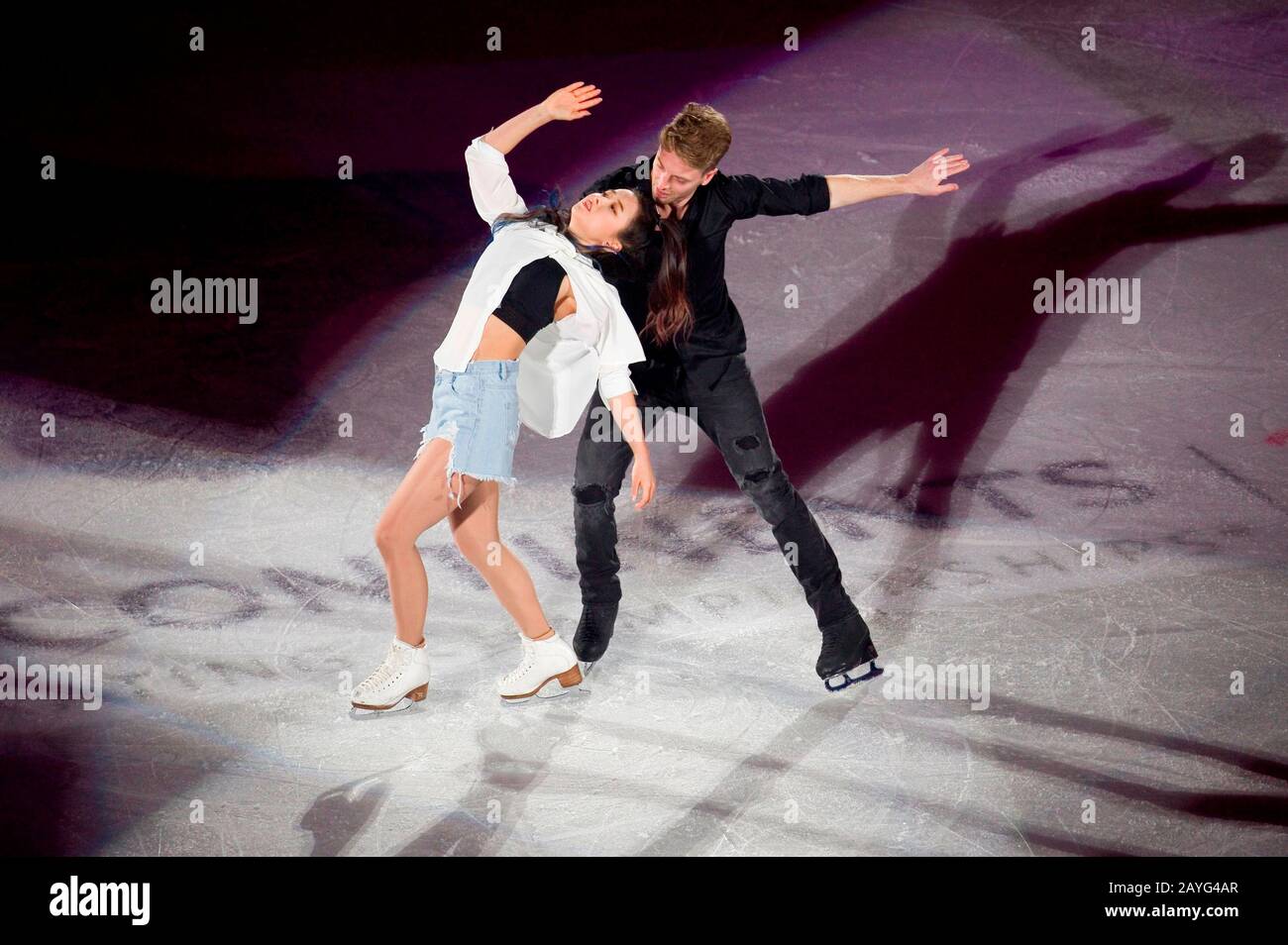 Seoul, South Korea. 9th Feb, 2020. Yura Min and Daniel Eaton (KOR), Feb ...