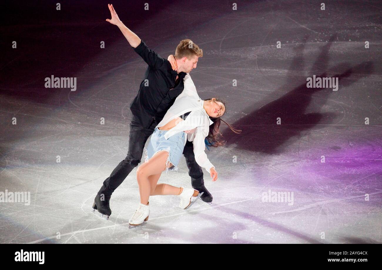 Seoul, South Korea. 9th Feb, 2020. Yura Min and Daniel Eaton (KOR), Feb ...