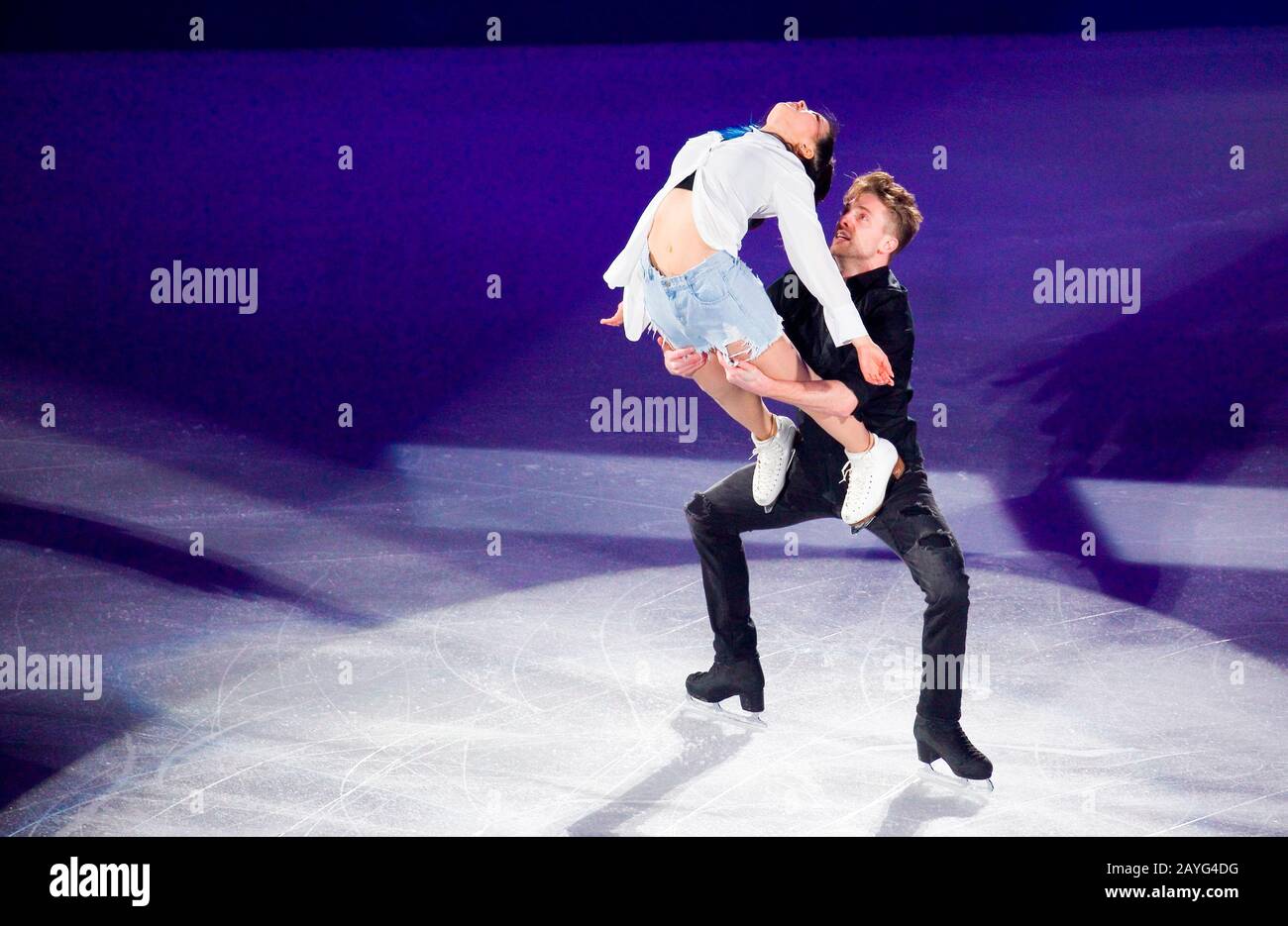 Seoul, South Korea. 9th Feb, 2020. Yura Min and Daniel Eaton (KOR), Feb ...