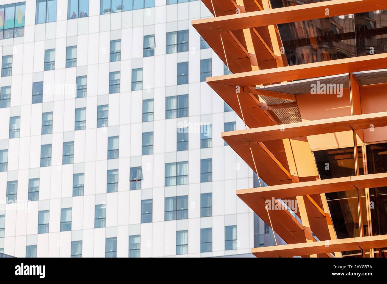 modern steel architecture building Stock Photo - Alamy