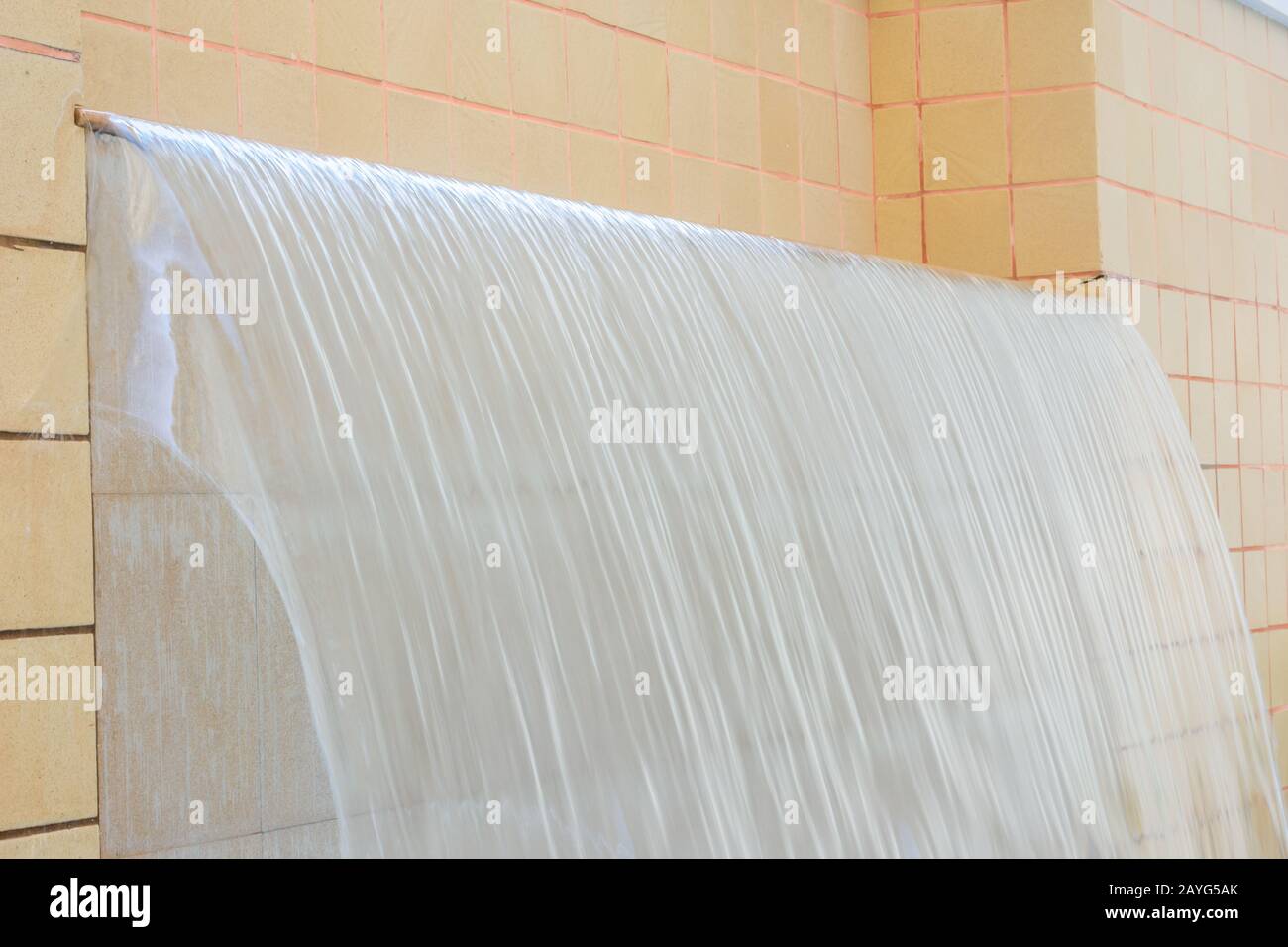 Stream of water on swimming pool Stock Photo - Alamy