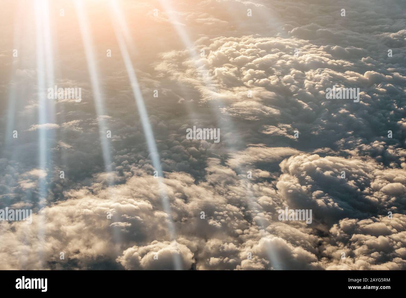 sunset through the window of an airplane Stock Photo - Alamy