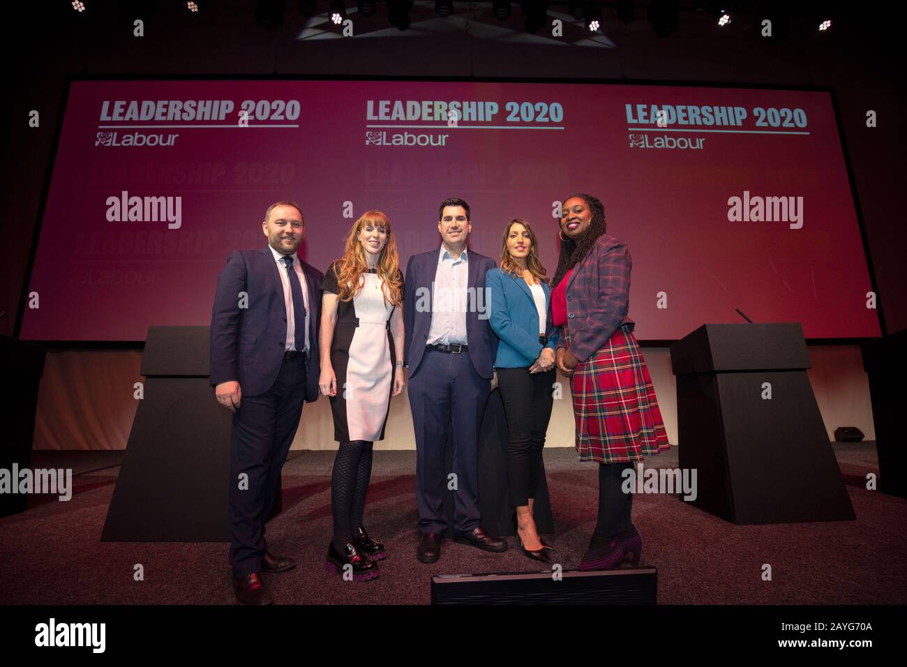 (left to right) Labour deputy leadership candidates Ian Murray, Angela ...