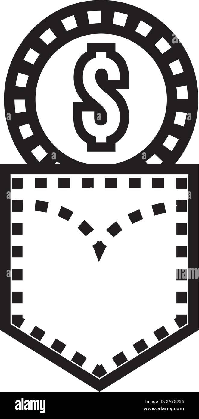 Jean wallet Stock Vector Images - Alamy