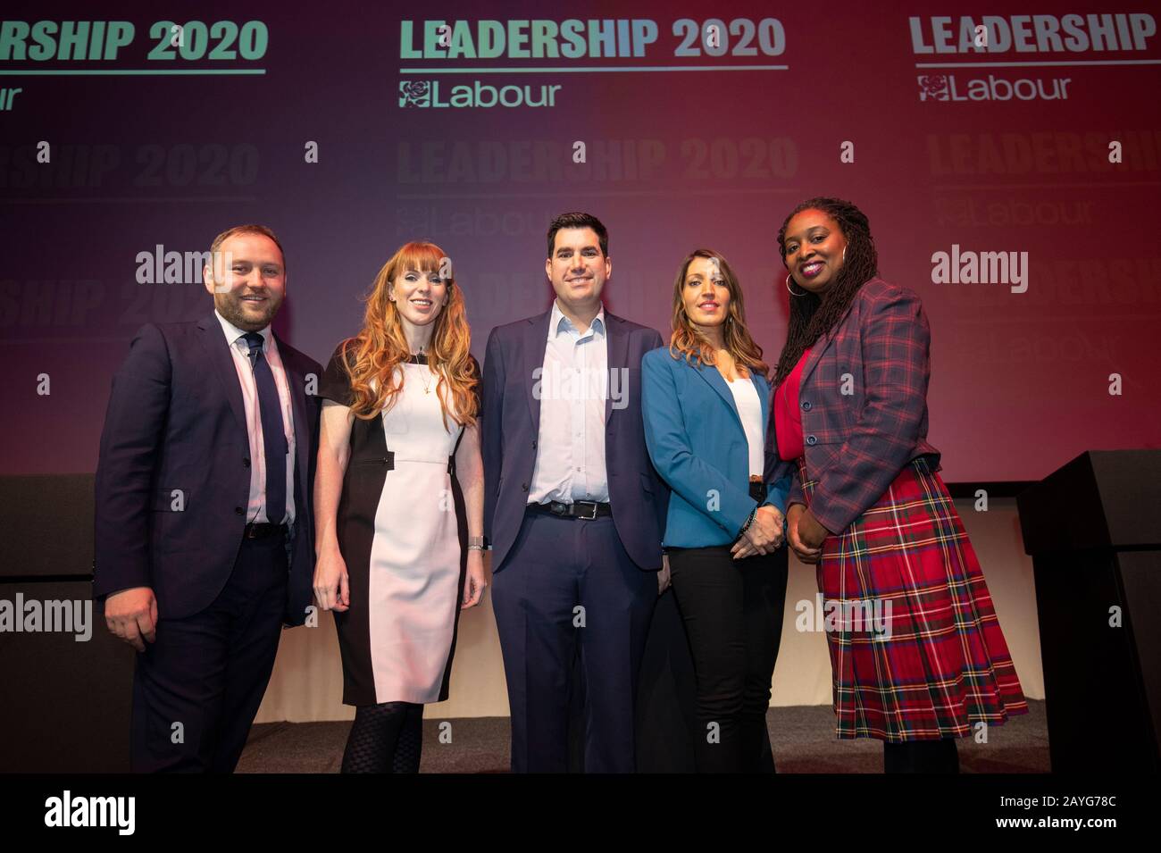 (left to right) Labour deputy leadership candidates Ian Murray, Angela ...
