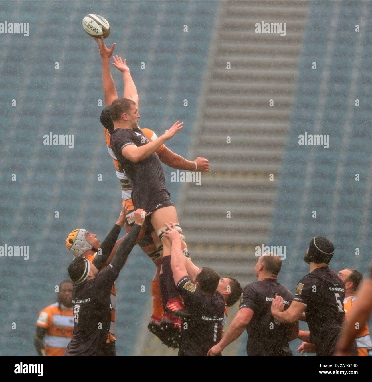 RDS Arena, Dublin, Leinster, Ireland. 15th Feb, 2020. Guinness Pro 14 ...