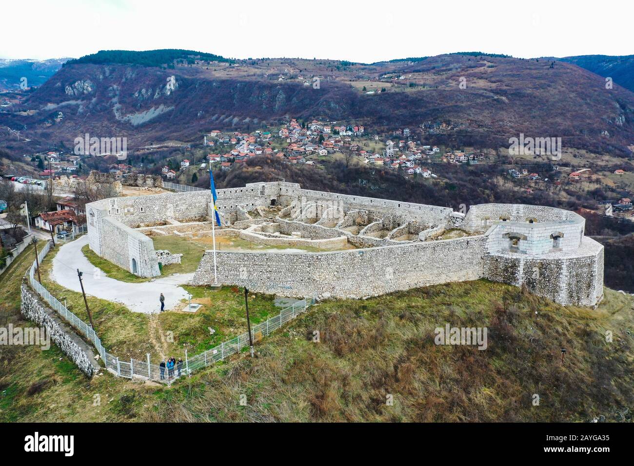 Bijela Tabija White Fortress Sarajevo Stock Photo - Alamy