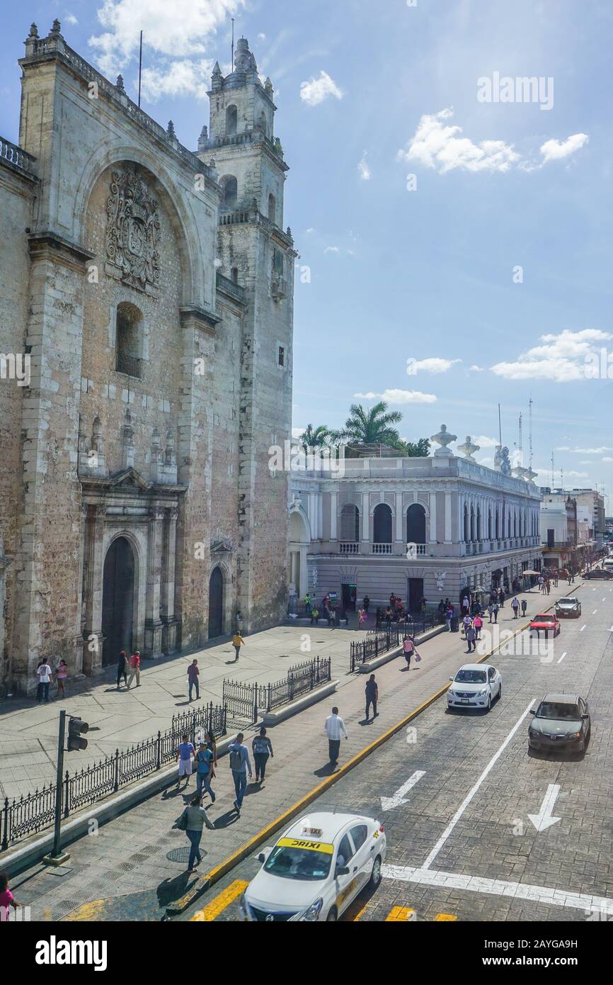 Merida, Yucatan, Mexico: The Catedral de San Ildefonso - Cathedral of ...