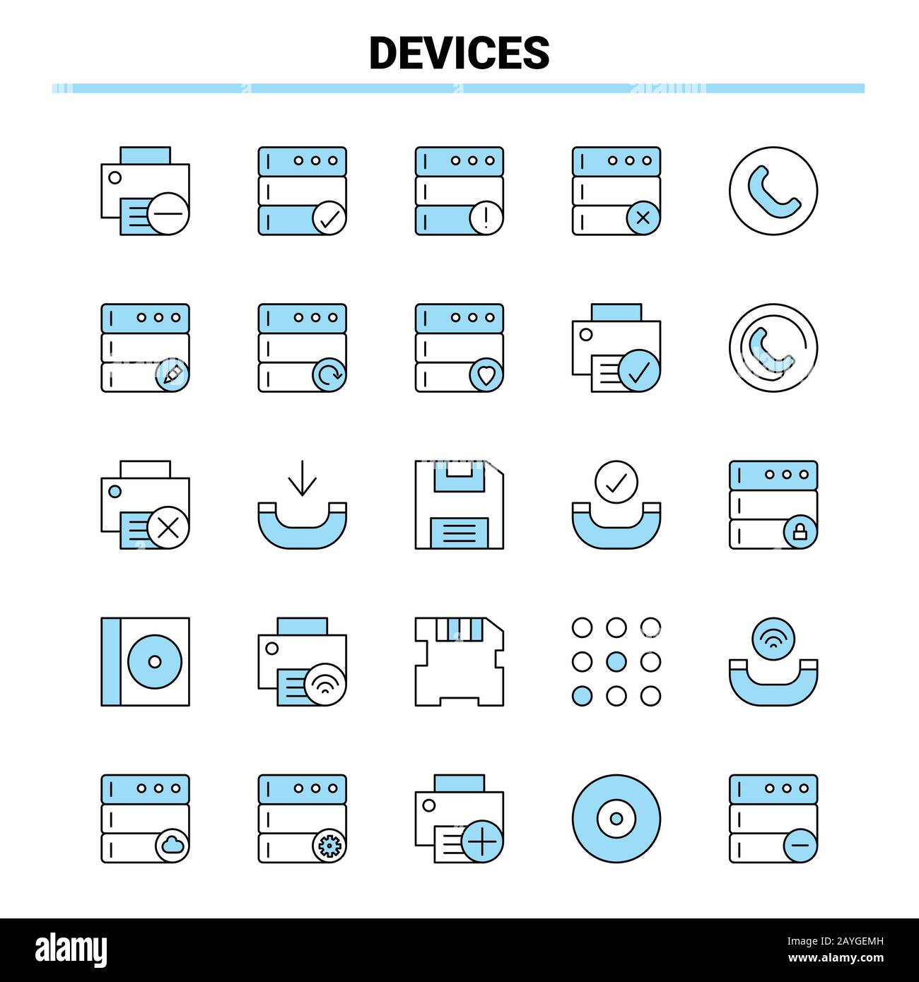 Devices logo Stock Vector Images - Alamy